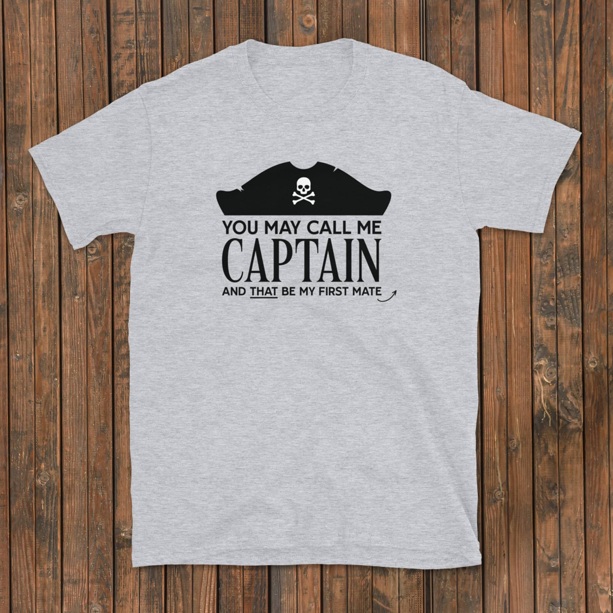 You may call me captain t-shirt Parrot T-Shirt - Birdwear