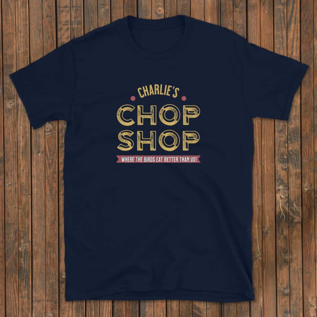 Charlie's Chop Shop t-shirt Vintage Style T-Shirt - Birdwear